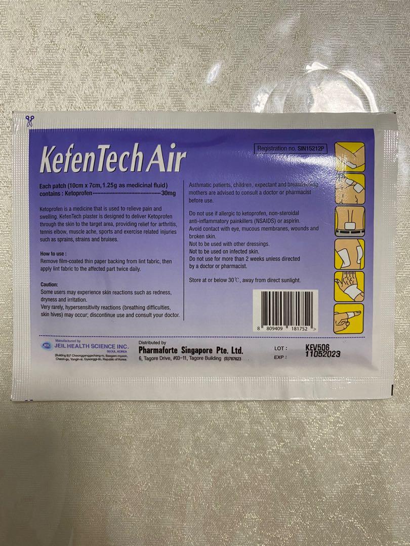 KefenTech Air - 8patches, Health & Nutrition, Medical Supplies & Tools ...