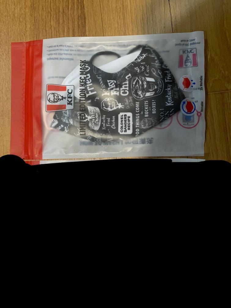 KFC mask, Health & Nutrition, Face Masks & Face Shields on Carousell