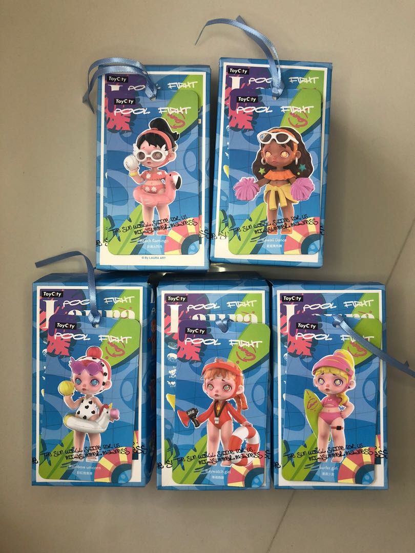 Laura Pool Fight Series Blind Box Figurines, Hobbies & Toys, Toys ...