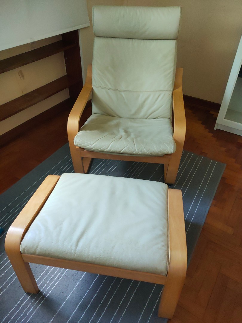 Lazy chair with leg rest, Furniture & Home Living, Furniture, Chairs on ...