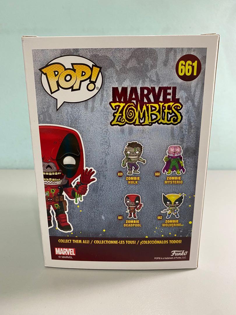 Marvel Zombies: Zombie Deadpool #661 Funko Pop, Hobbies & Toys, Toys ...