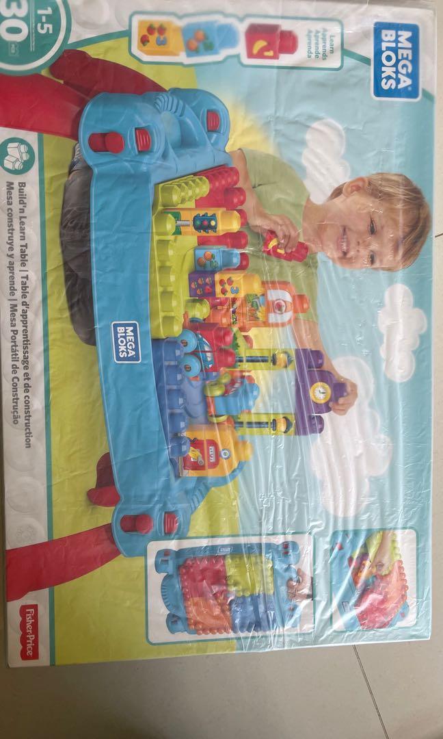 Mega blocks table, Babies & Kids, Infant Playtime on Carousell