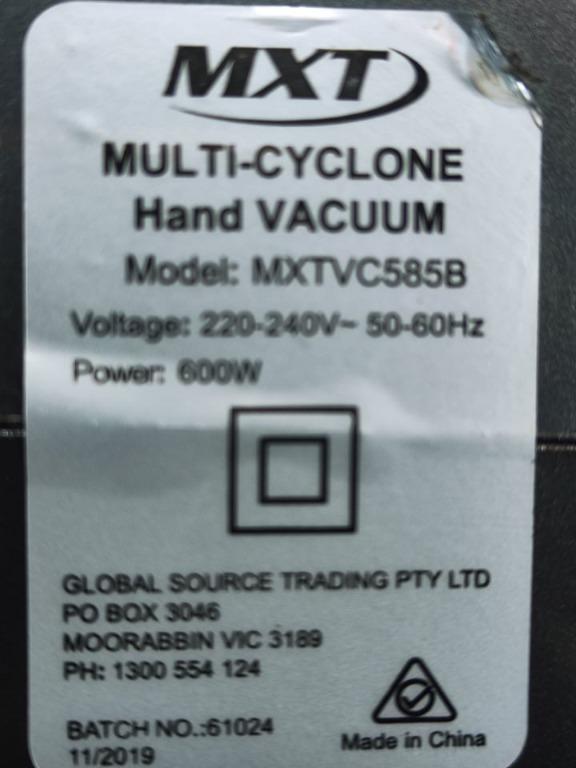 Multi Cyclone Hand Vacuum Cleaner, TV & Home Appliances, Vacuum Cleaner ...