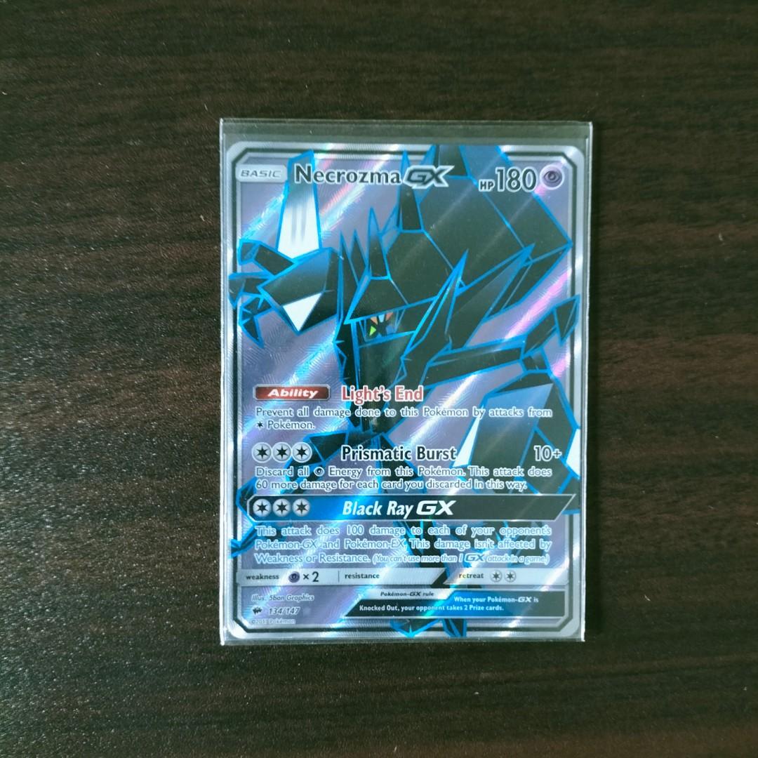 NECROZMA GX FULL ART ULTRA PRISM NEAR MINT POKEMON TCG CARDS NOT ...