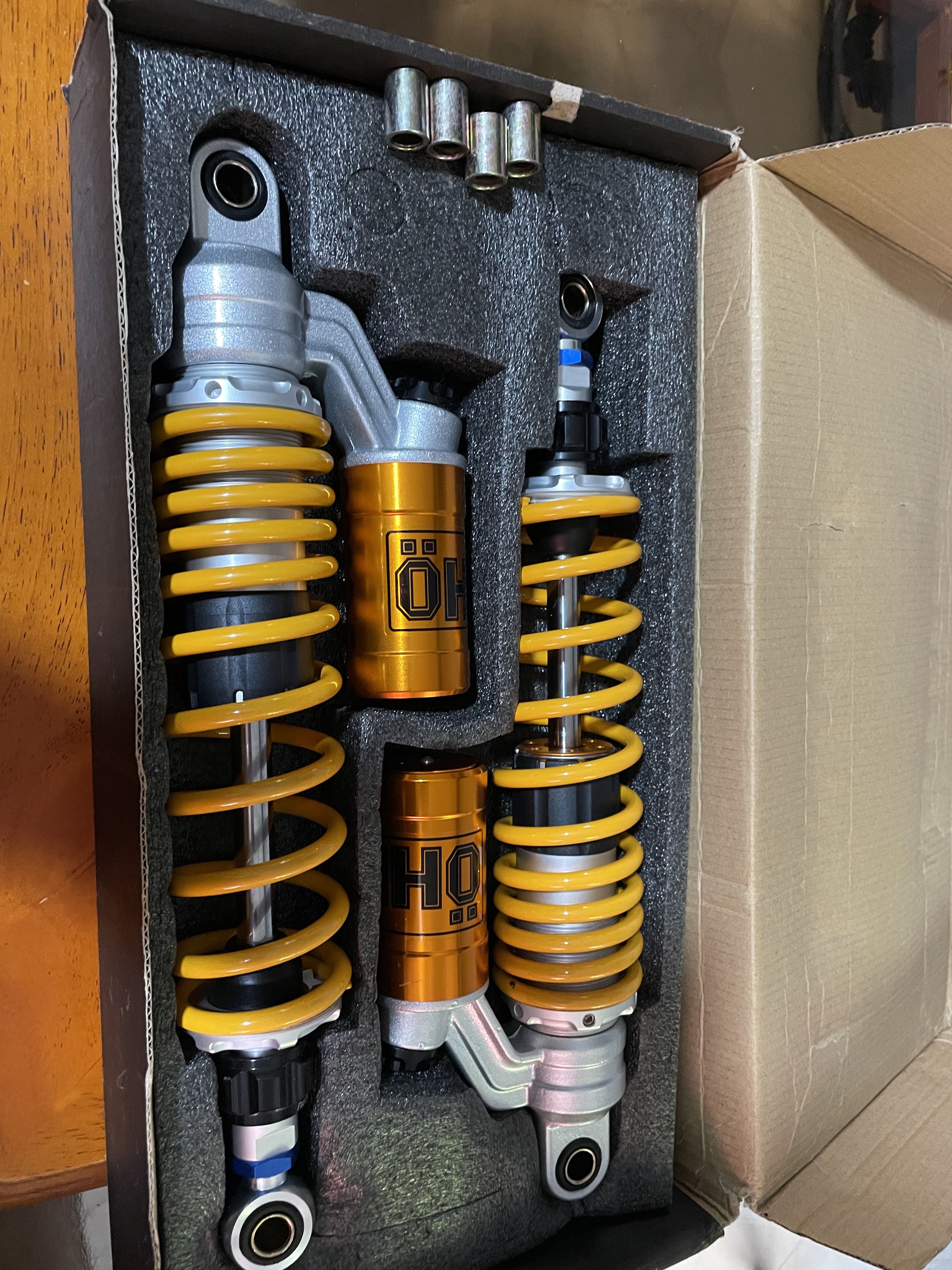 OHLINS suspension shocks, Motorcycles, Motorcycle Accessories on Carousell