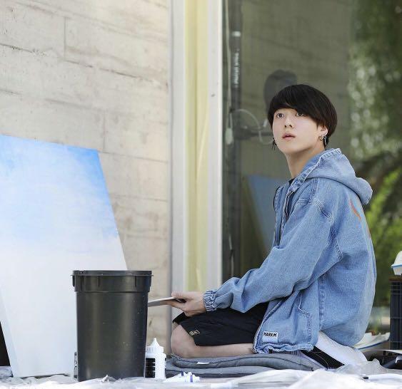 ON HAND MARKM WAVE LOGO DENIM JACKET WORN BY BTS JUNGKOOK, Women's ...