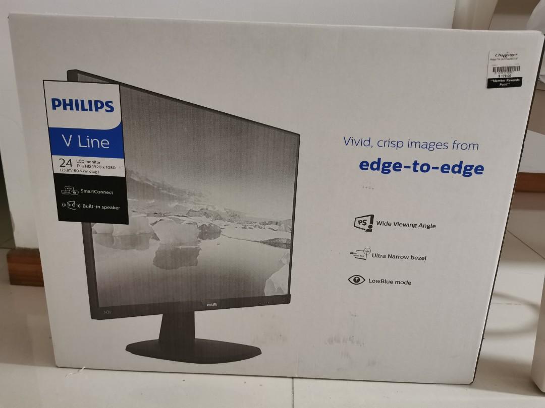 Philips V Line 24 inch LCD monitor, Computers & Tech, Parts ...