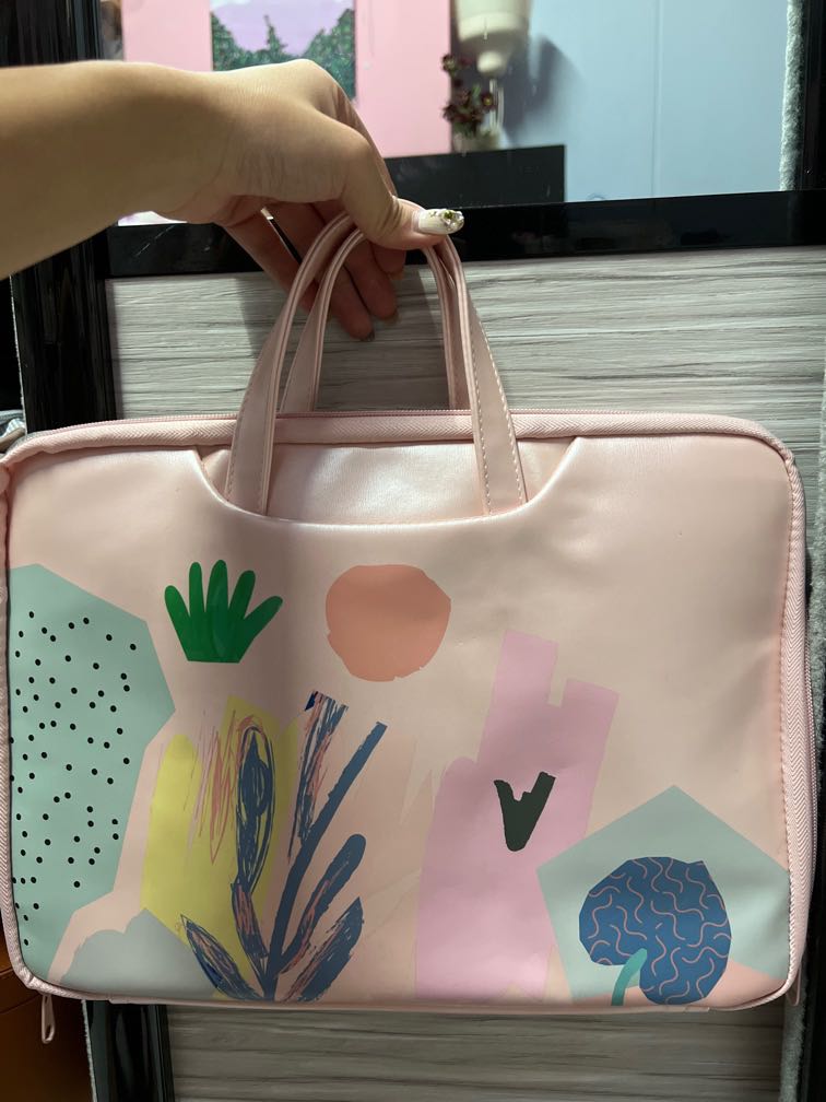 Pink Laptop Bag, Computers & Tech, Parts & Accessories, Laptop Bags ...