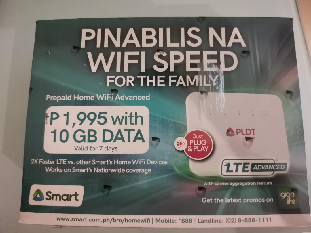 Pldt home wifi 4G LTE advanced boosteven R281, Computers & Tech ...
