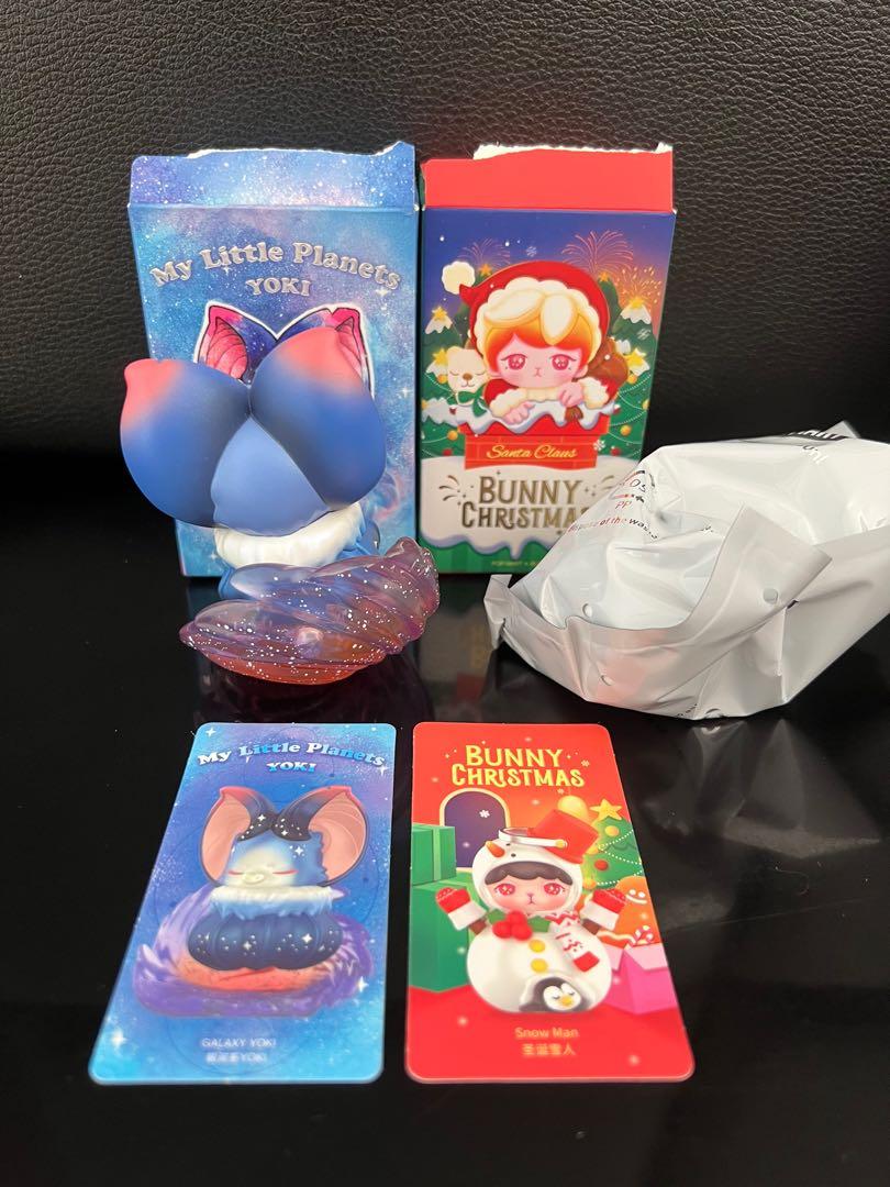 Popmart My Little Planets Yoki series Galaxy Yoki and Bunny Christmas ...