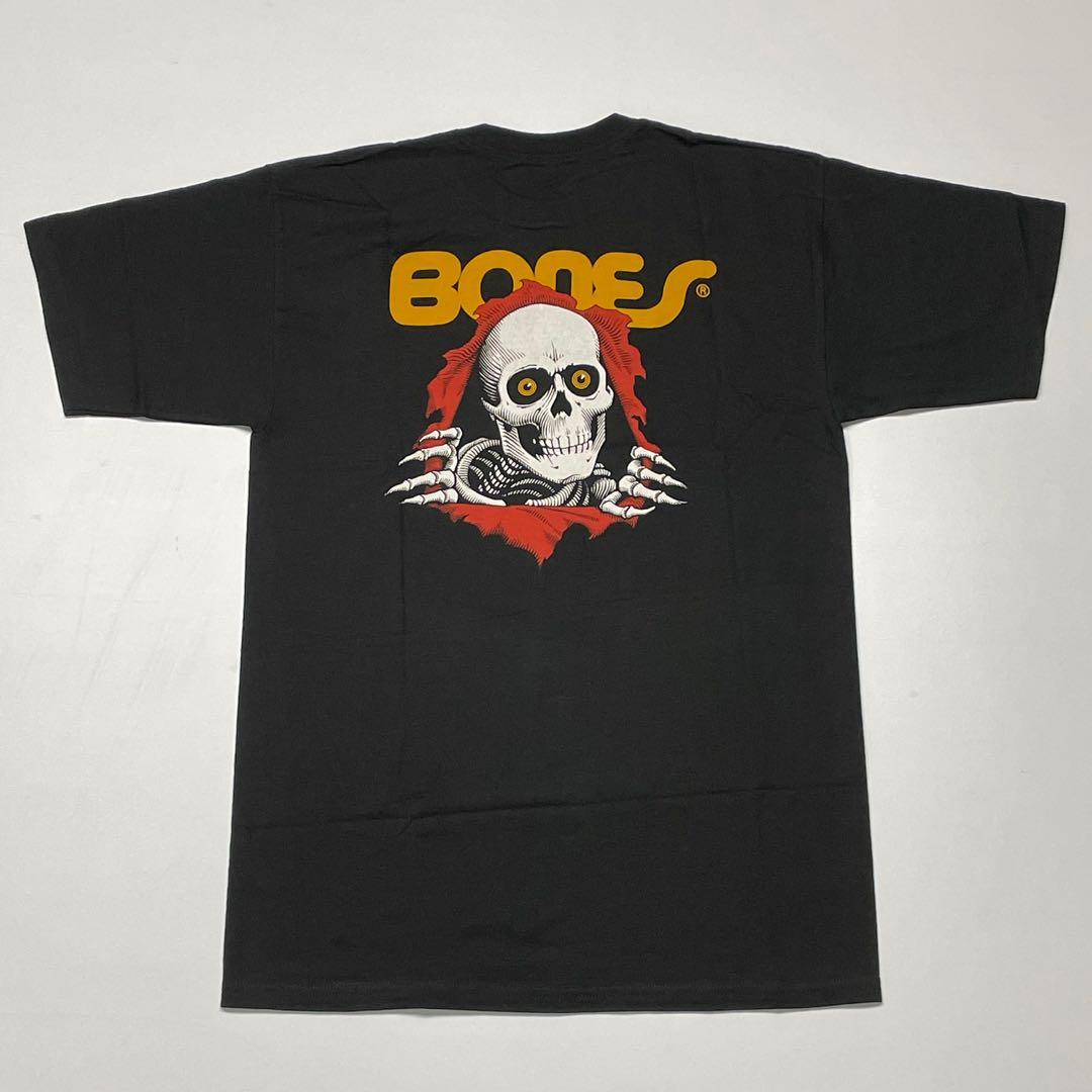 Powell Peralta Bones Ripper Skateboard Skeleton Skull Black Tshirt, Men ...