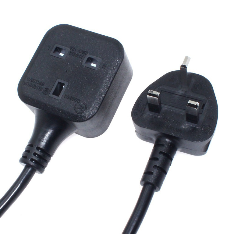 Single Socket Power Supply Extension Cable 10 METER Male to Female 3Pin ...