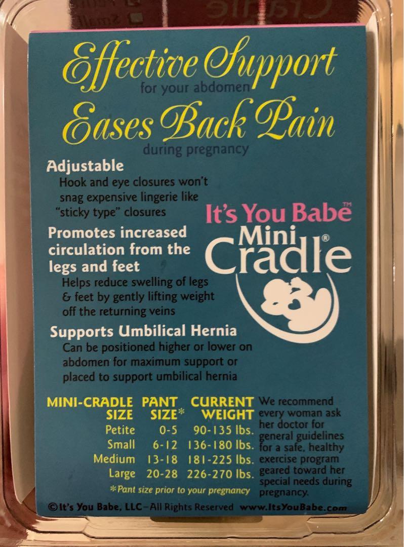 Pregnancy Back and Abdominal Support Belt. Mini Cradle by It's You Baby ...