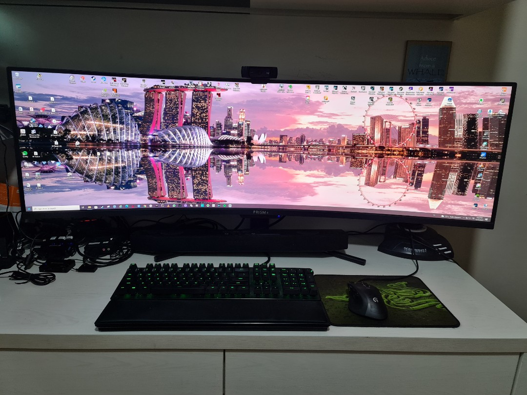 Prism + 49 inch Ultra wide Monitor, Computers & Tech, Parts ...