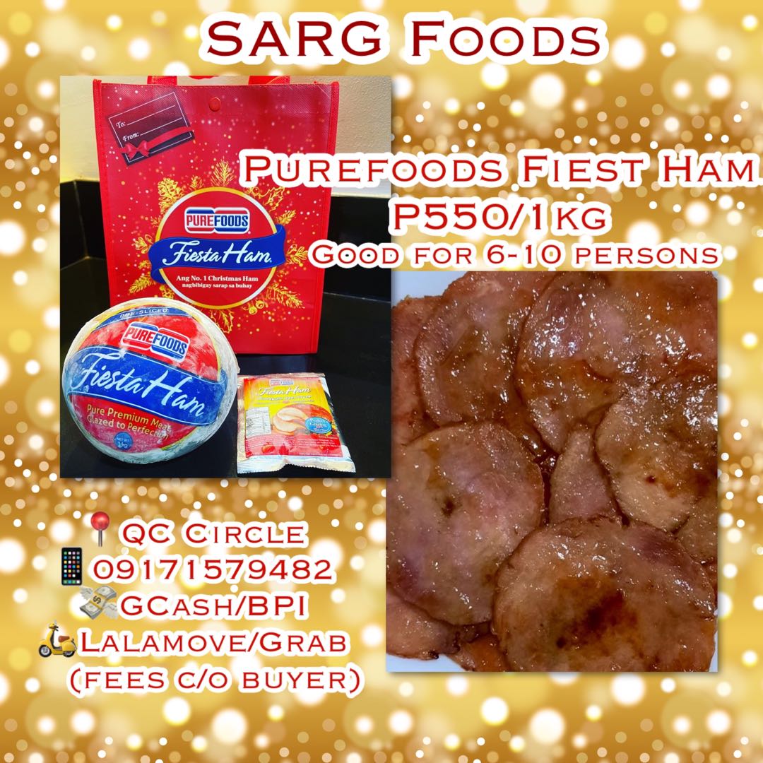 Purefoods Fiesta Ham, Food & Drinks, Chilled & Frozen Food on Carousell