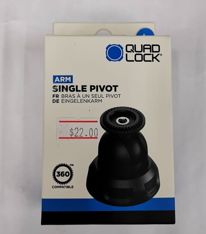 Quad Lock 360 Arm- Single Pivot, Motorcycles, Motorcycle Accessories on ...