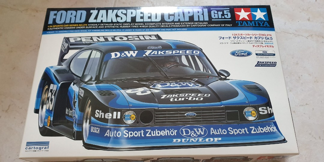 Rare 1/24 Tamiya Ford Zakspeed Capri Gr.5, Hobbies & Toys, Toys & Games ...