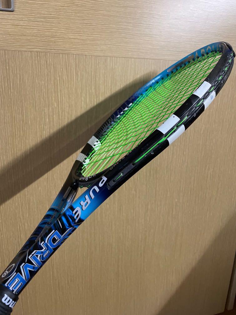 RARE Classic Babolat Pure Drive “Swirly” tennis racquet 網球拍, 運動產品, 運動與 ...