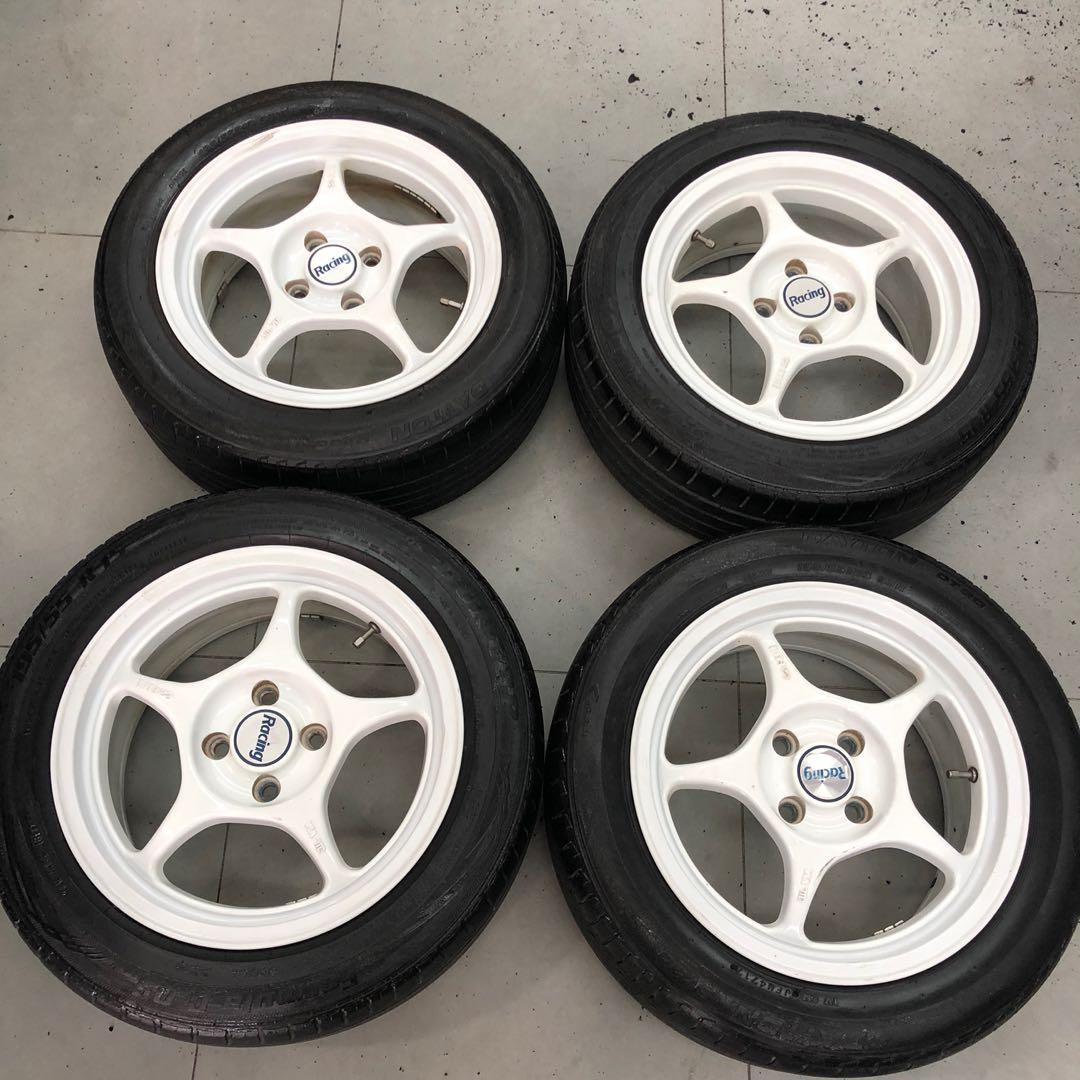 Rim Enkei RPF1 15 7jj pcd100, Auto Accessories on Carousell
