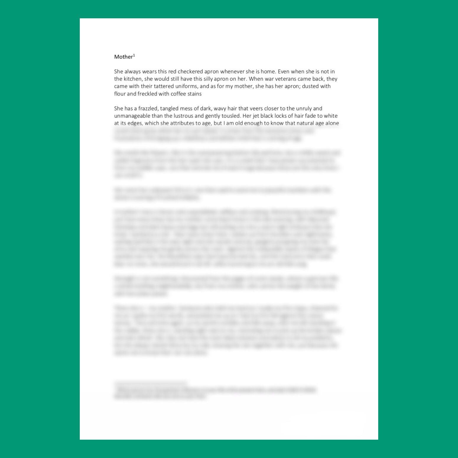 Sec3/4 Ppr 1 Essay Package, English (O Levels), Descriptive Essay Stack ...