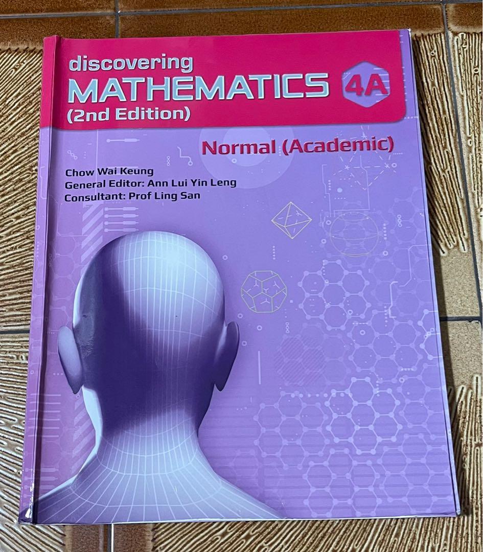 sec 4 NA math textbook - 4A, Hobbies & Toys, Books & Magazines ...