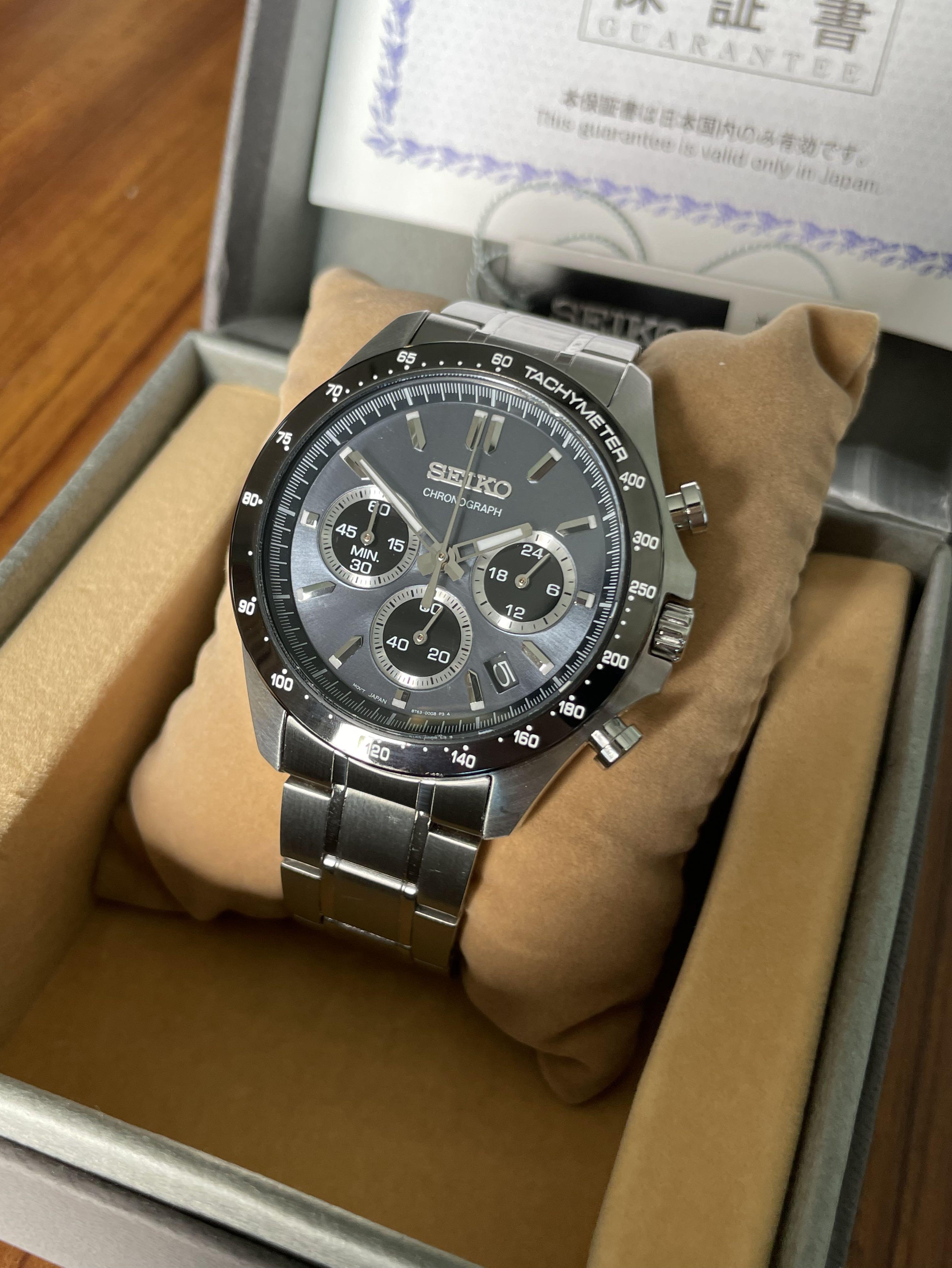 Seiko SBTR027 Mecha Quartz Chronograph, Men's Fashion, Watches ...