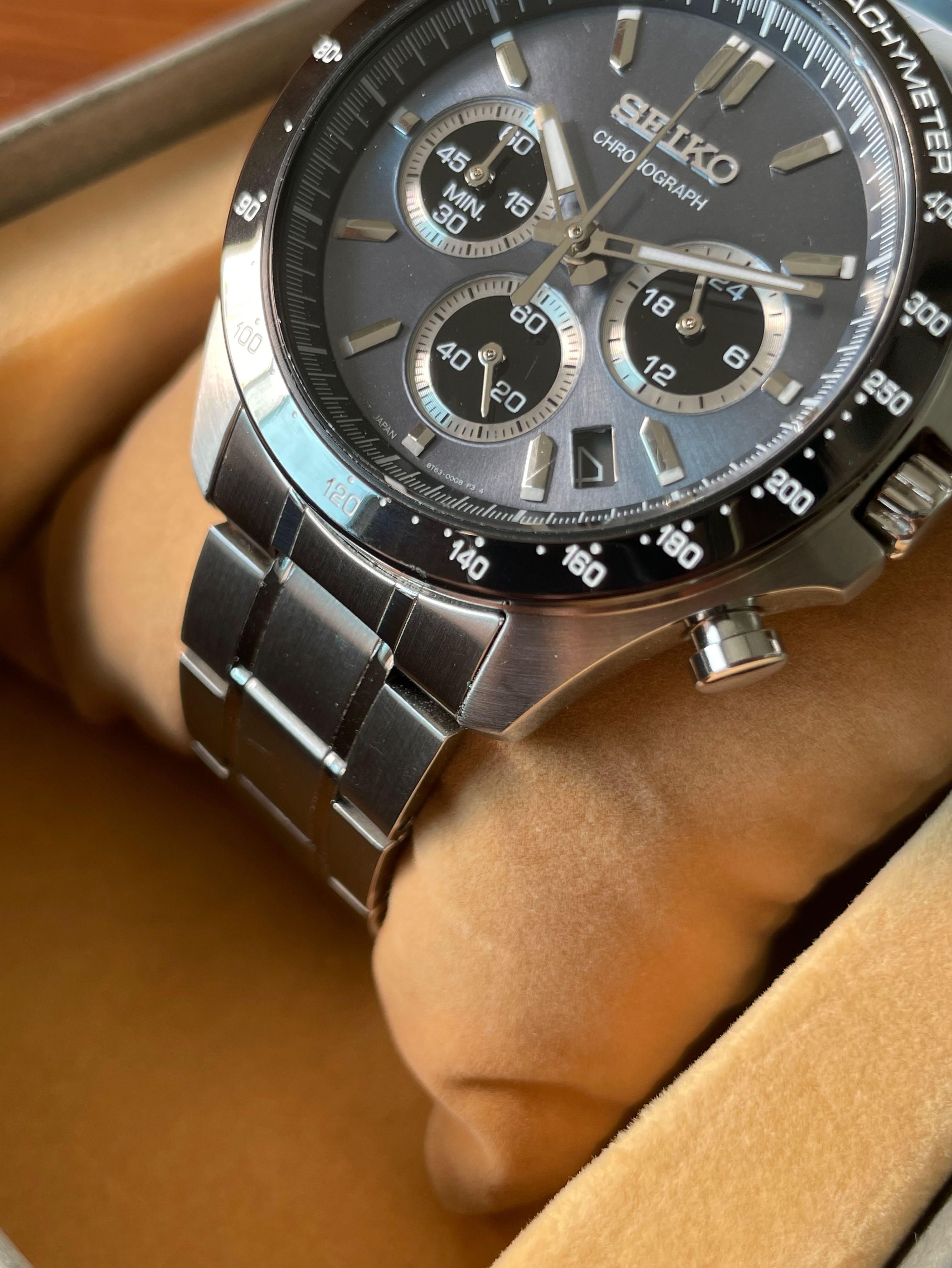 Seiko SBTR027 Mecha Quartz Chronograph, Men's Fashion, Watches ...