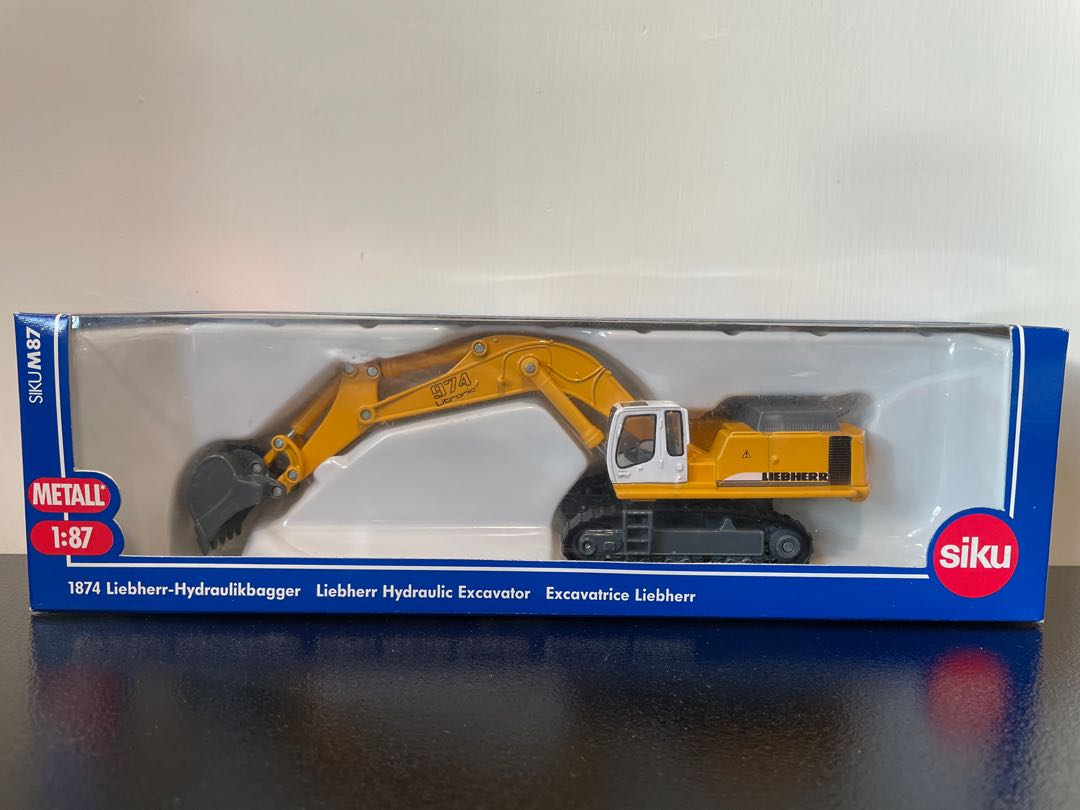 Siku 1874 Liebherr Hydraulic Excavator, 興趣及遊戲, 玩具 & 遊戲類 - Carousell