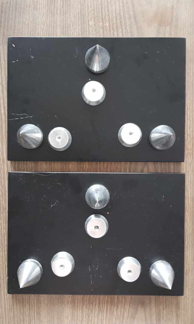 Speaker spikes & shoe with base plate, Audio, Other Audio Equipment on ...