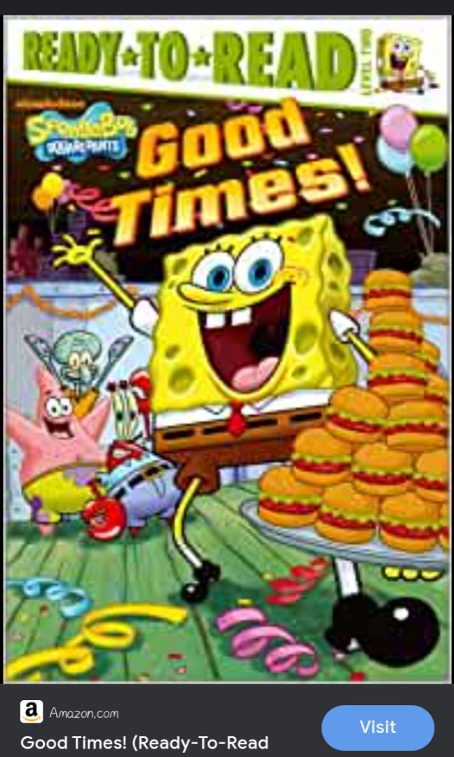 SpongeBob books, Hobbies & Toys, Books & Magazines, Children's Books on ...
