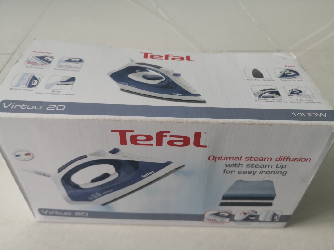 TEFAL IRON WITH IRONING BOARD, TV & Home Appliances, Washing Machines ...