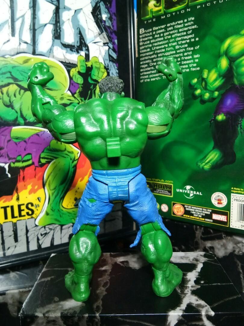 ToyBiz Marvel Hulk Movie (2003) Punching Hulk 6.5" Inch Action Figure ...