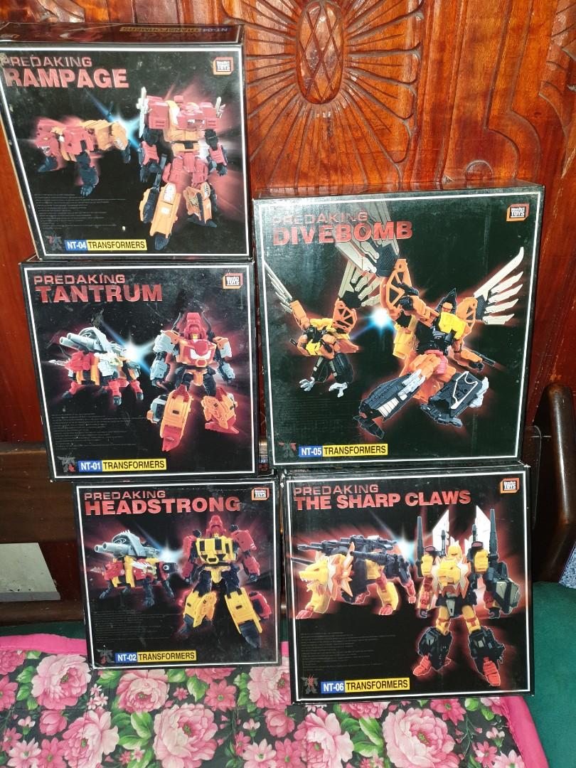 Transformers Neoarts Predaking Predacons mmc G1 3P 3rd party TF ...