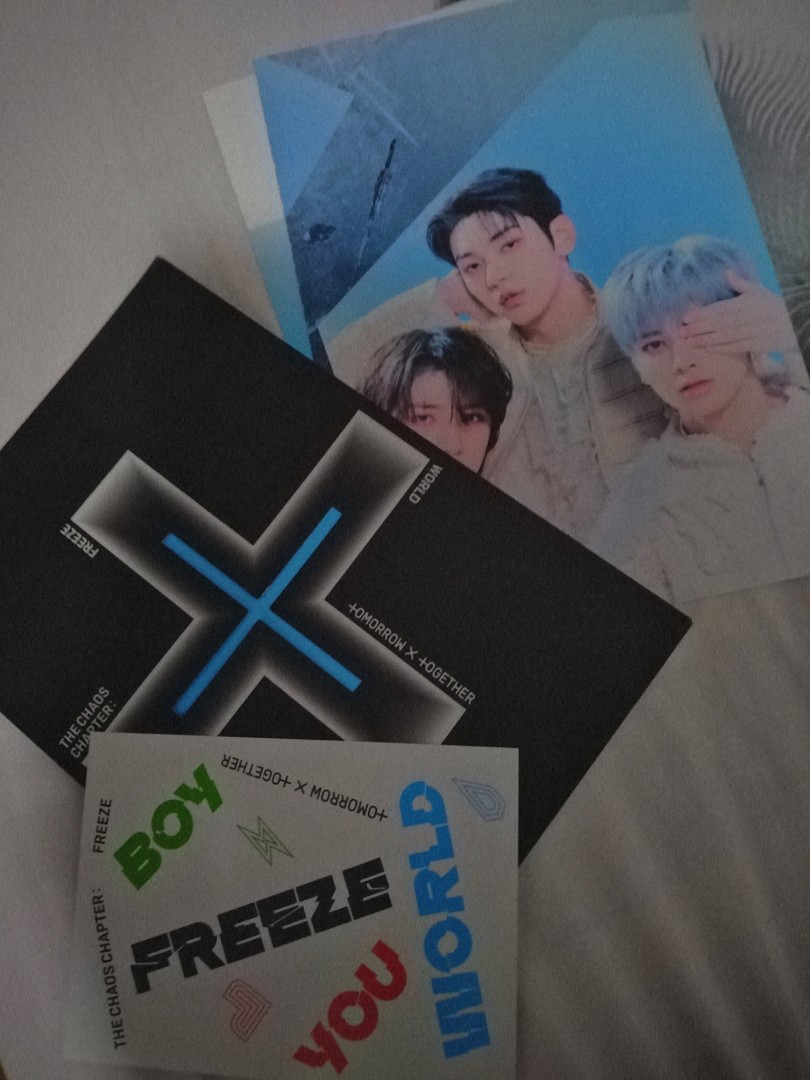 TXT The Chaos Chapter Freeze World Photobook, Hobbies & Toys ...