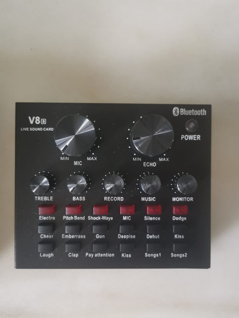 V8 Live Sound Card with Bluetooth, Audio, Other Audio Equipment on ...