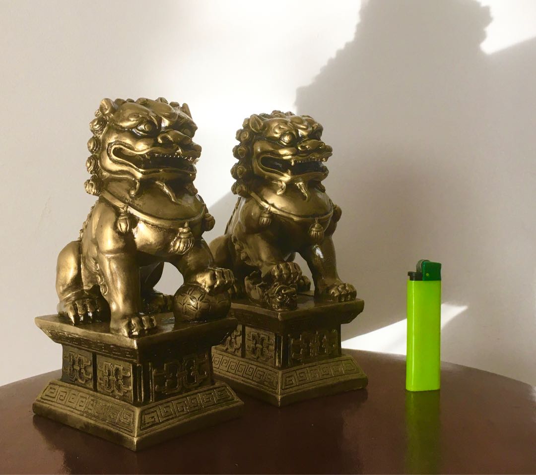 Vintage Feng Shui Foo Dogs/ Fu Dogs/ guardian lion/ ShiShi, Hobbies ...