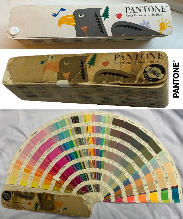 Vintage, Pantone color formula guide 1000, 1995 edition, 其他, 其他 - Carousell