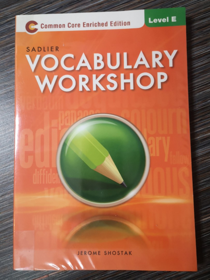Vocabulary Workshop Level E, Hobbies & Toys, Books & Magazines ...