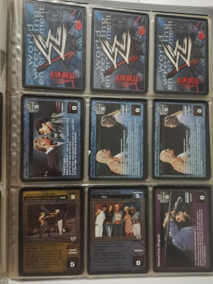 WWE WWF raw deal cards, Video Gaming, Gaming Accessories, Game Gift ...