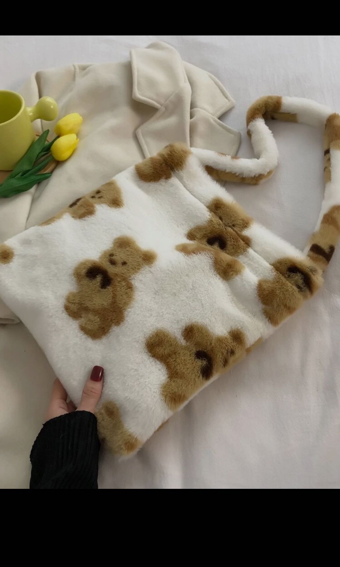 Y2K Teddy Bear Tote Bag (Pre-order), Women's Fashion, Bags & Wallets ...