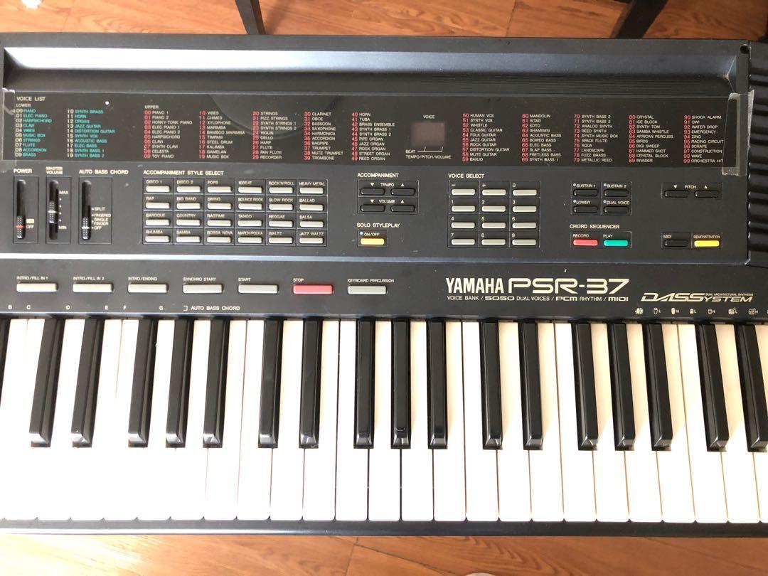 Yamaha PSR-37 Fantastic Keyboard for Starter, Hobbies & Toys, Music ...