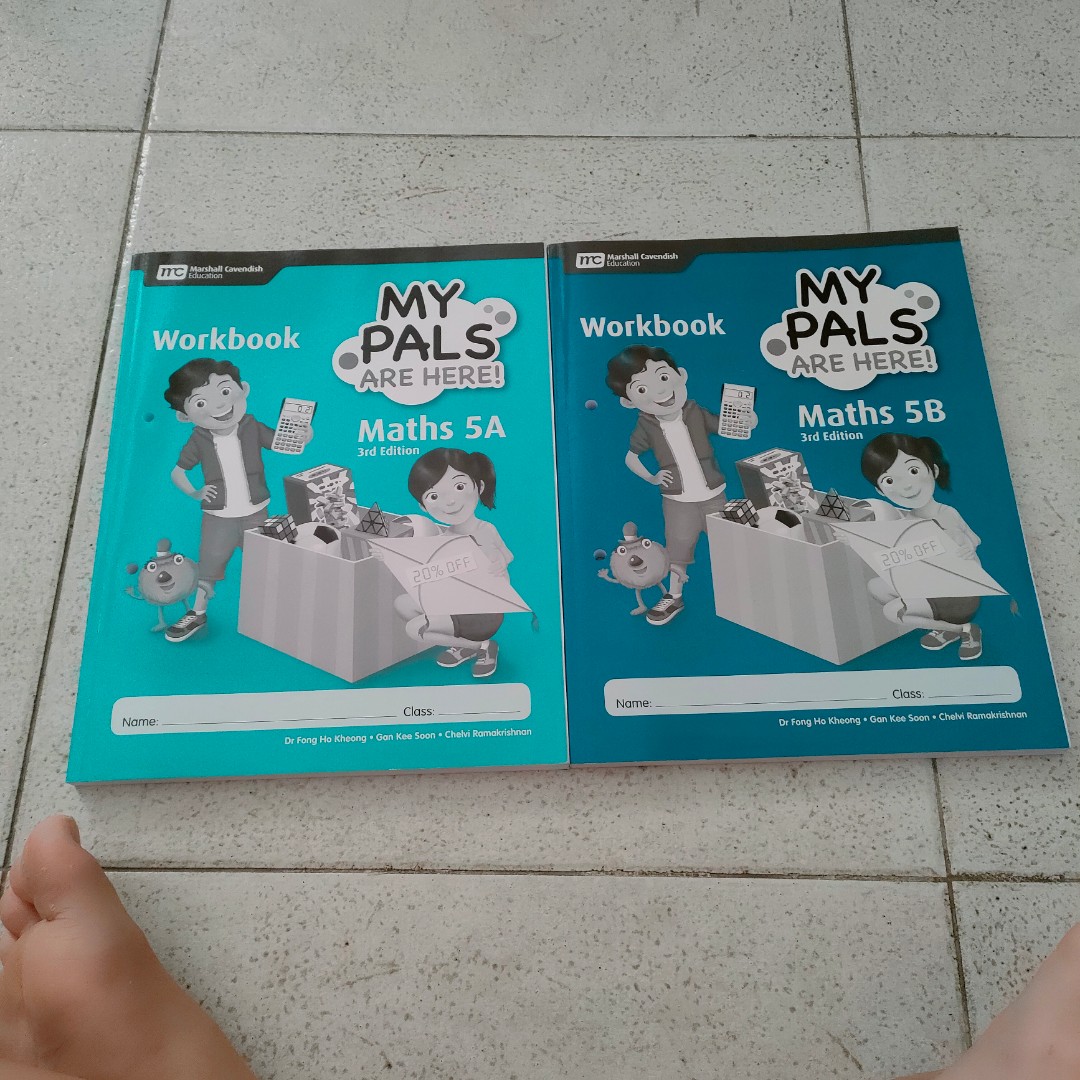 5A and 5B "my pals are here" math workbook sold, Hobbies & Toys ...