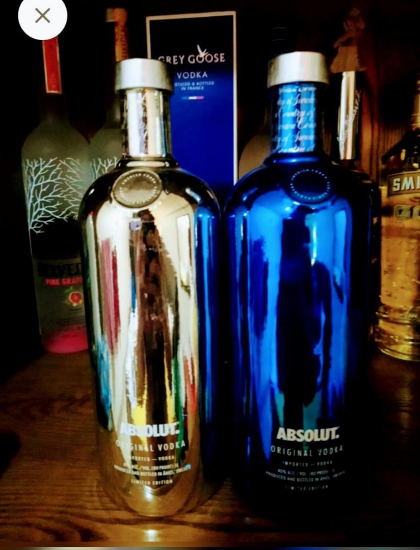 Absolut Electrik Vodka Gin, Food & Drinks, Beverages on Carousell