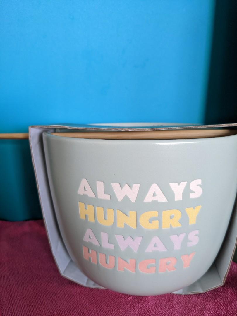 Always Hungry Feed Me Bowl (TYPO), Furniture & Home Living, Kitchenware ...