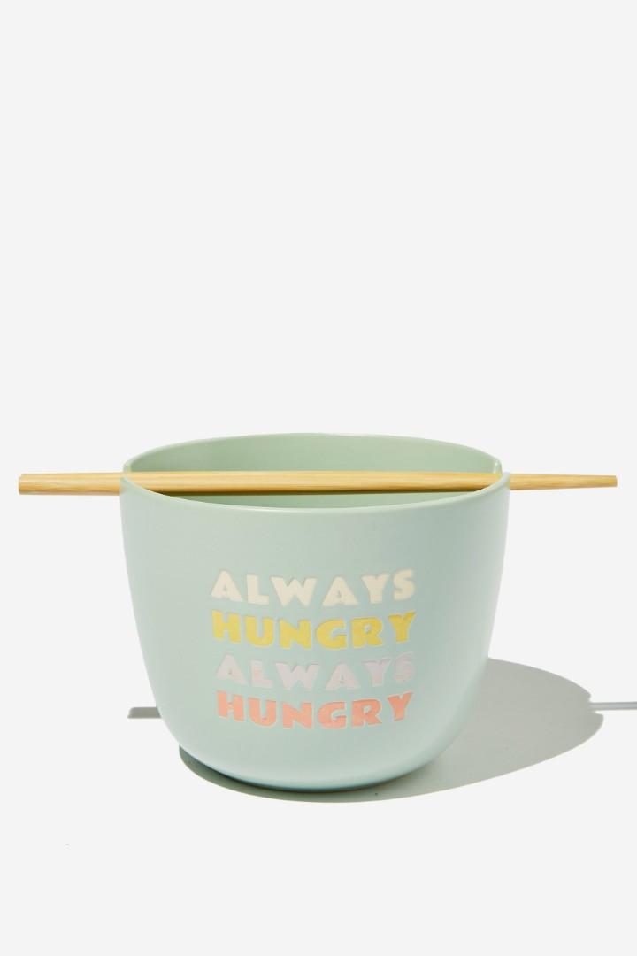 Always Hungry Feed Me Bowl (TYPO), Furniture & Home Living, Kitchenware ...