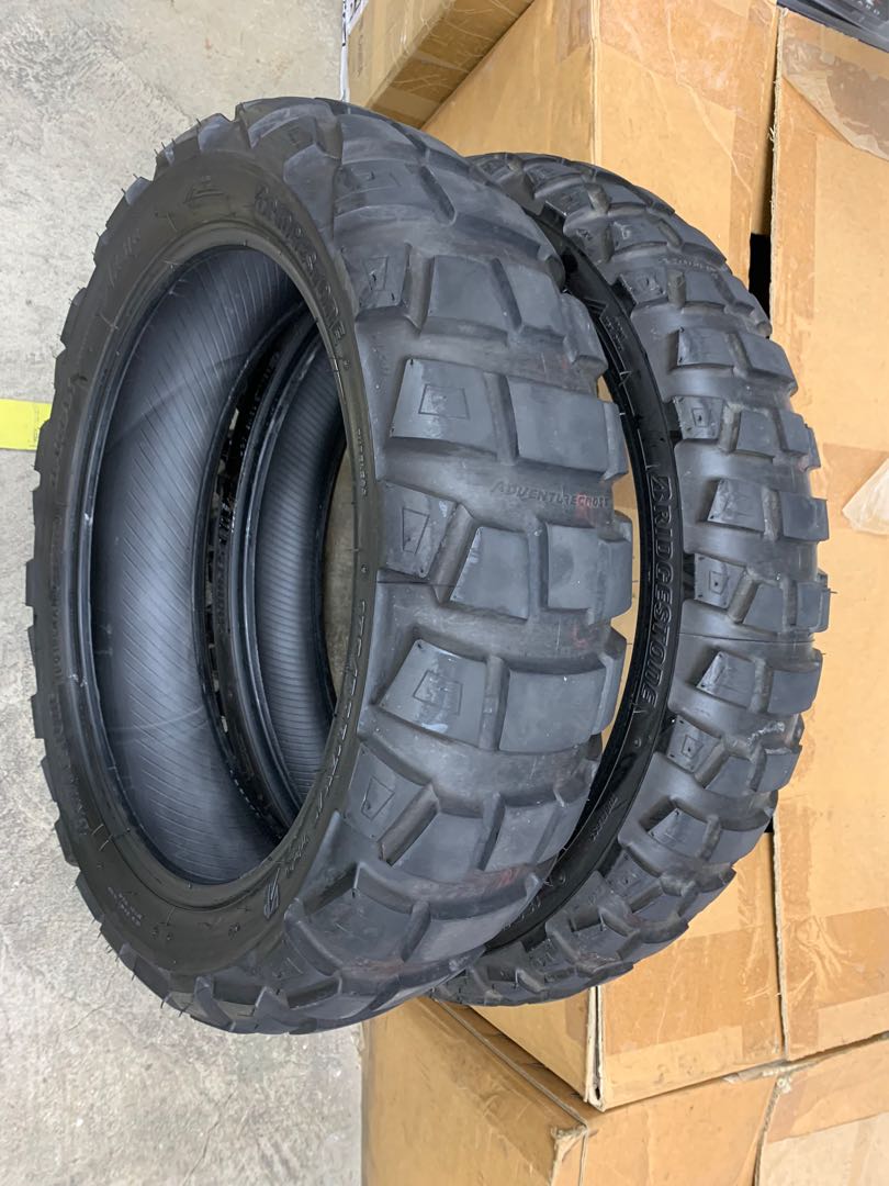 Bridgestone Battlax Adventure Cross AX41. Cash & Carry at Kaki Bukit ...