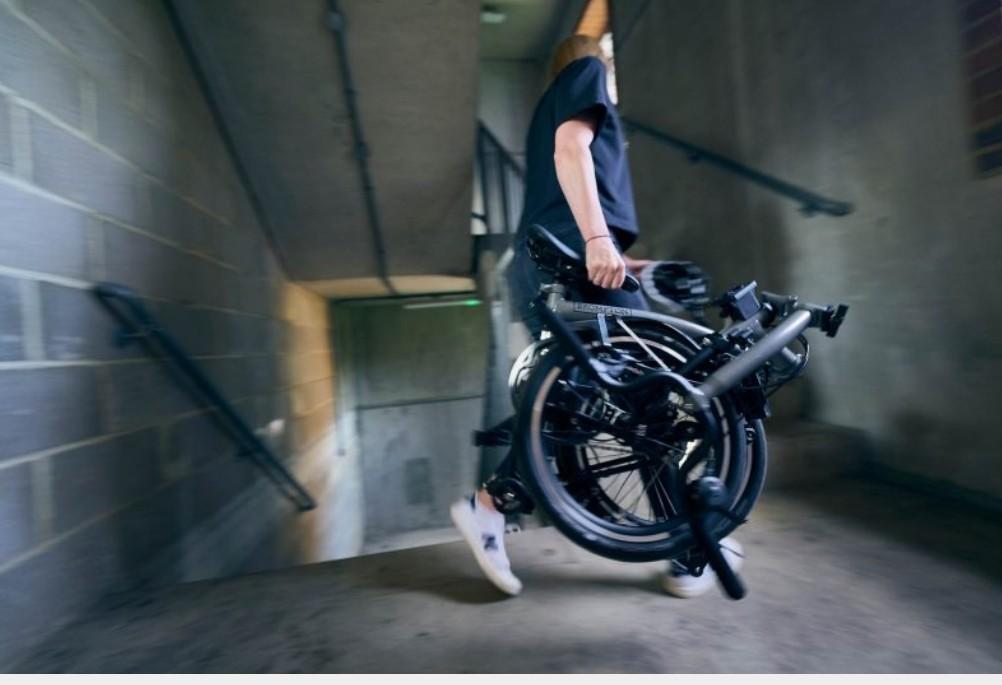 Brompton P Line Urban Storm Grey - M4L-X (4 Speeds) Superlight, Sports ...