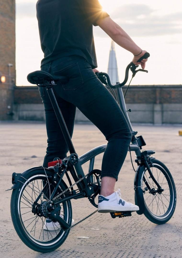 Brompton P Line Urban Storm Grey - M4L-X (4 Speeds) Superlight, Sports ...