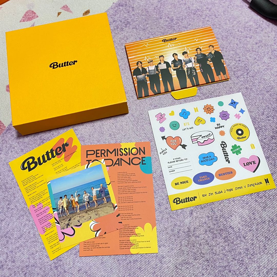 BTS Butter Album Cream Version, Hobbies & Toys, Memorabilia ...