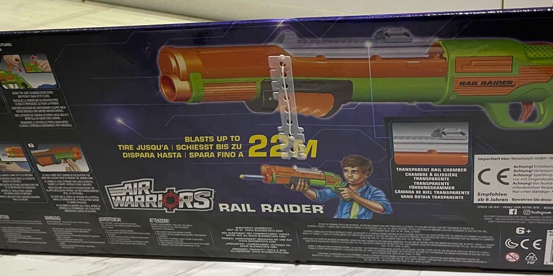 Buzzbee - Air Warriors Rail Raider / Monorail Blaster (not Nerf ...